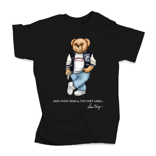 Axel Foley Bear Tee (Black - Limited Edition) – The Dirt Label